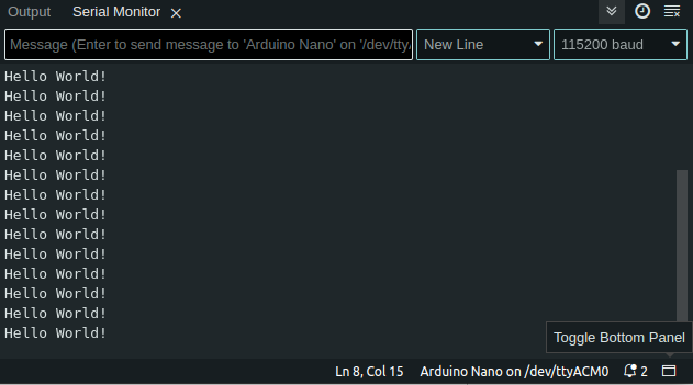 Universal Asynchronous Receiver Transmitter Arduino AVR Tutorial